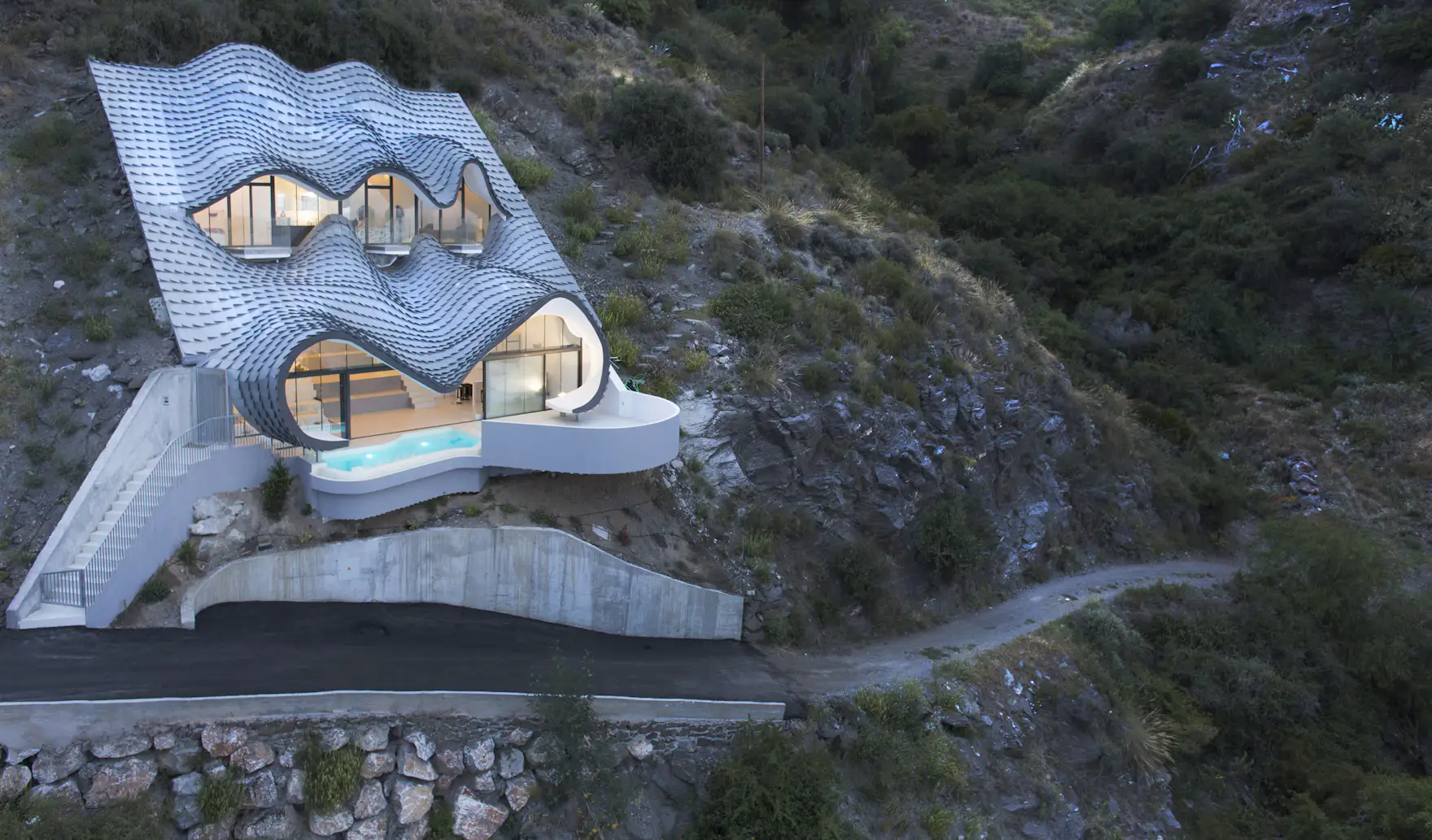 9 Stunning Examples of Homes Built on and Around Cliffs - Dwell