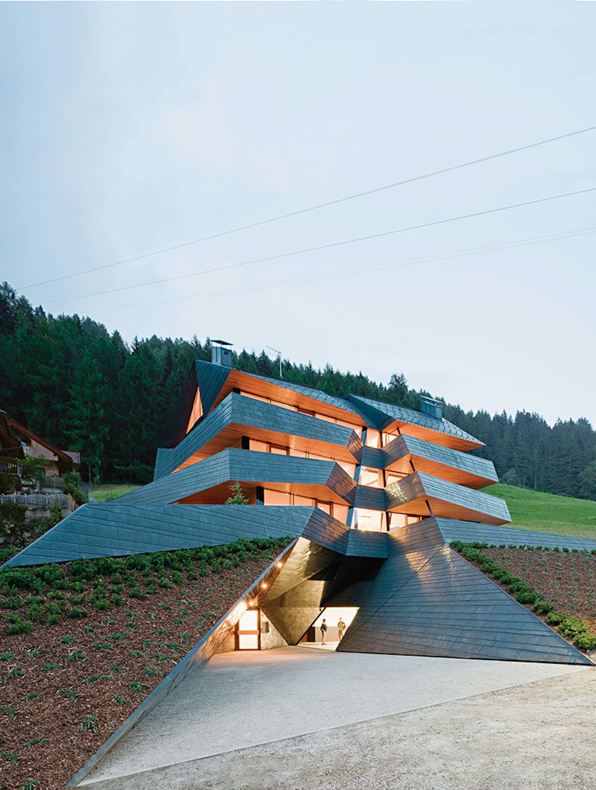 An Angular Copper-Clad Apartment Building in Italy - Dwell