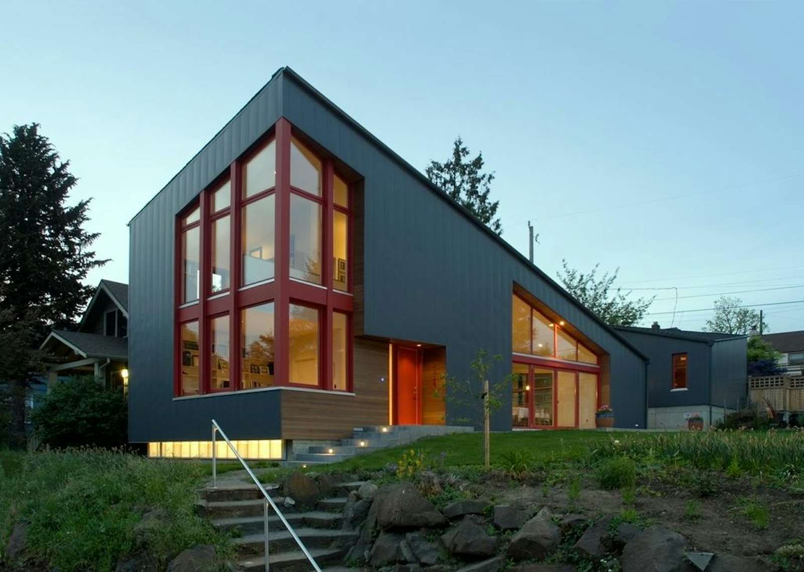 Photo 1 of 5 in Angular Multi-Generational Home in Washington - Dwell