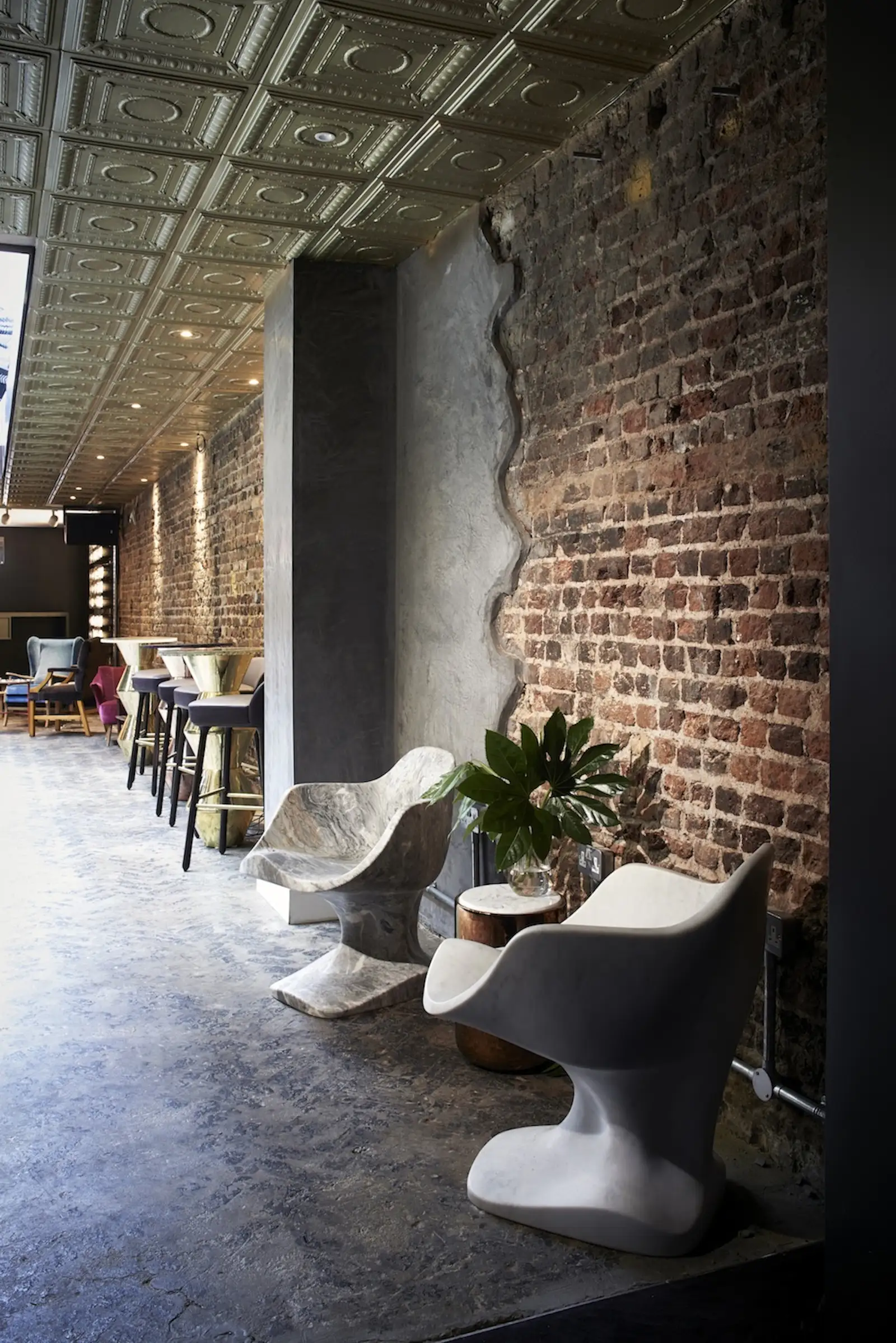 Lush Interiors for London's Elite New Design Club - Dwell