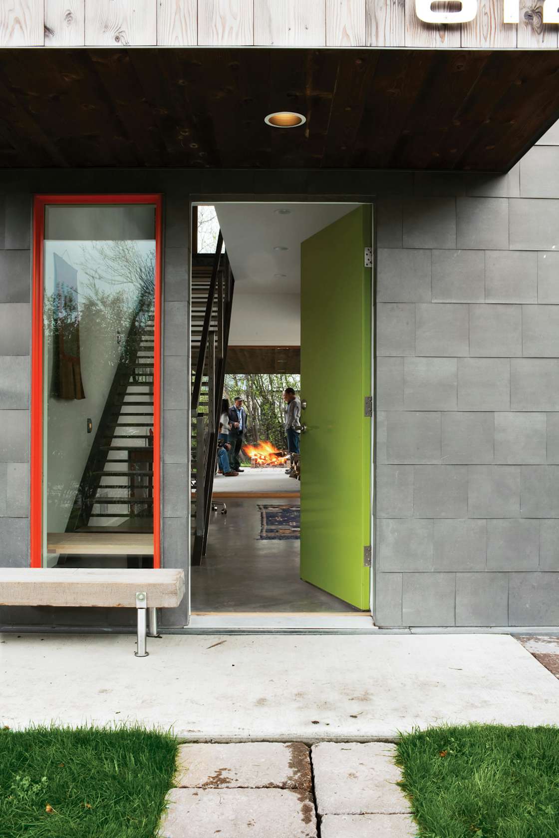 Modern Homes With Colorful Front Doors - Dwell