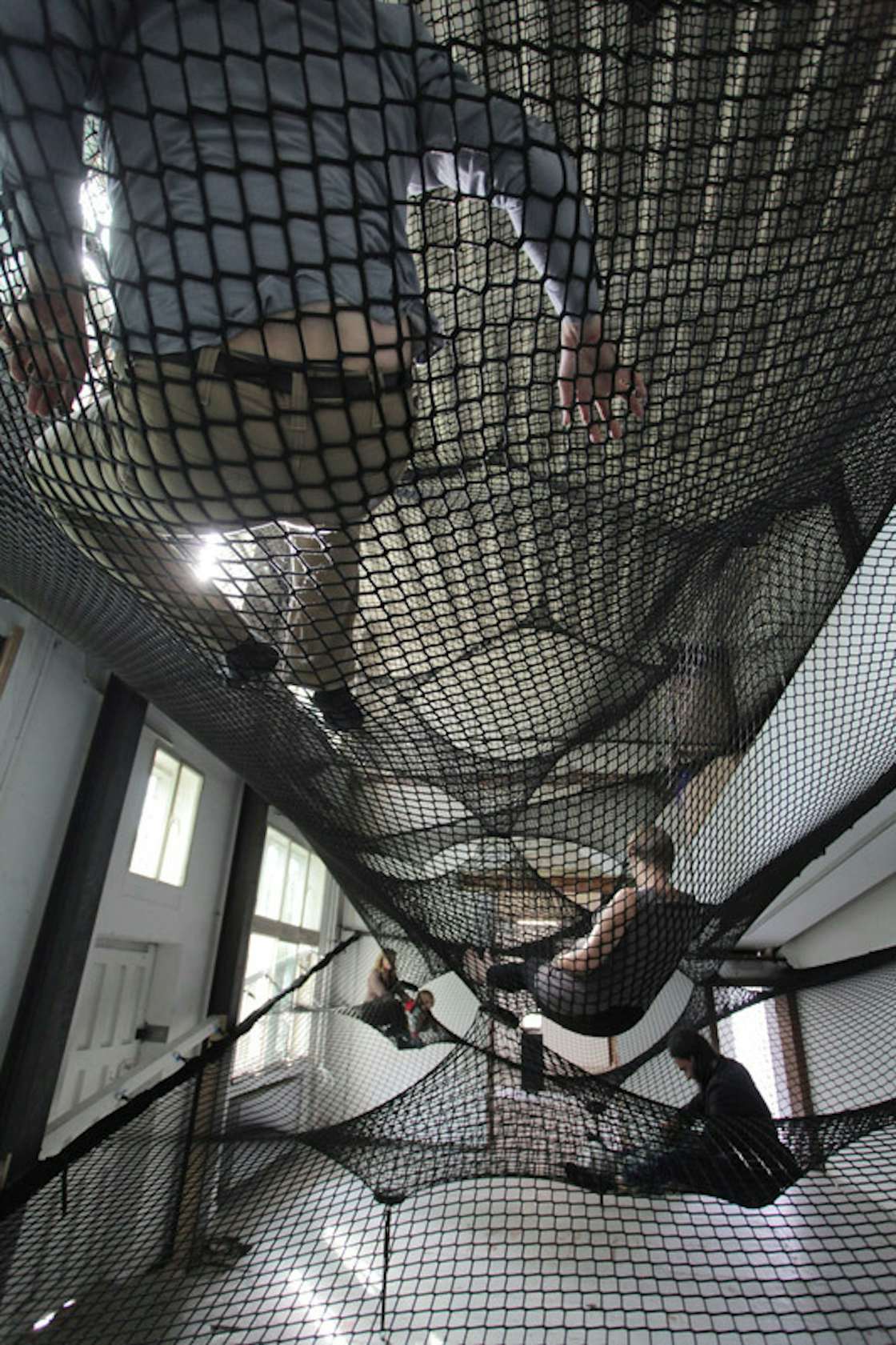 Photo 3 of 3 in Floating Landscape Made of Net - Dwell