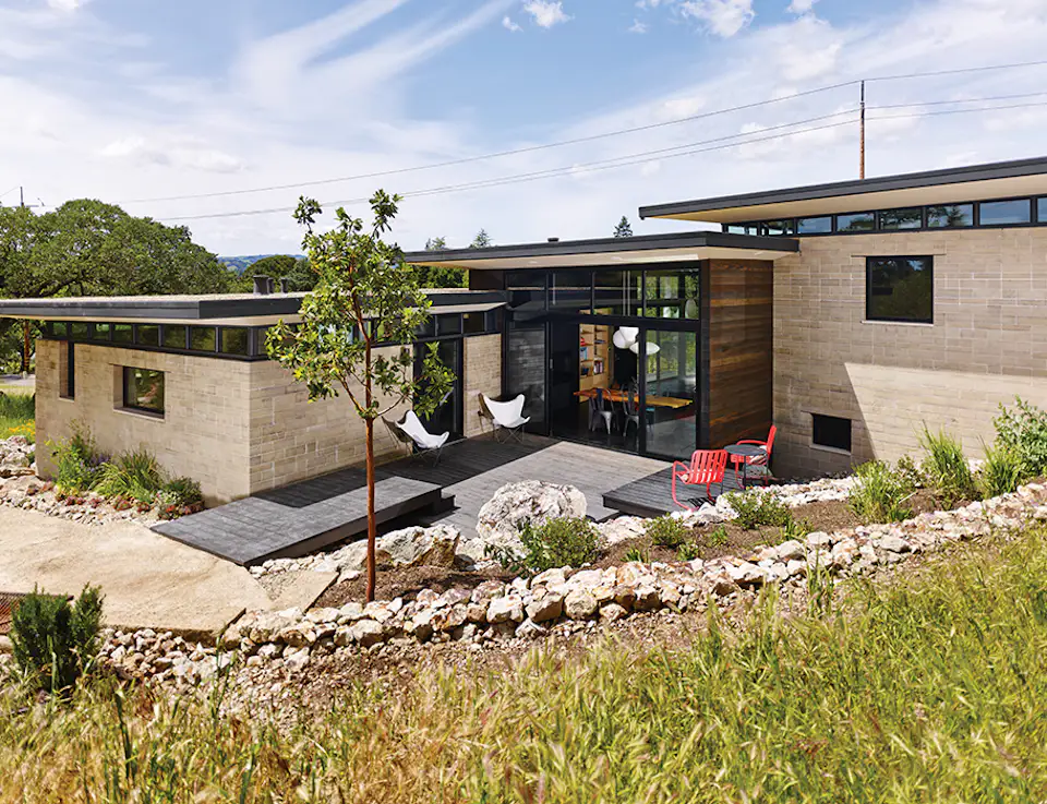 Photo 9 of 10 in Ingenious New Building Method Replaces Concrete Block ...
