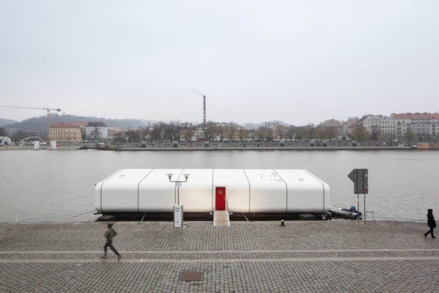 Floating Prefab Concept Rethinks the Houseboat - Dwell