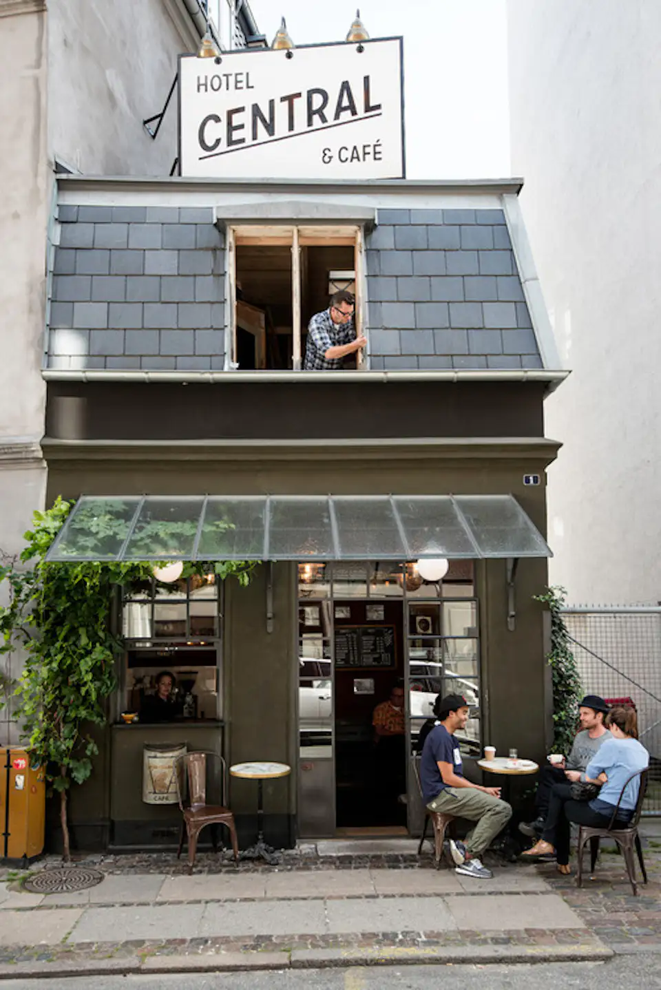 Photo 1 of 7 in World's Smallest Hotel and Café in Copenhagen by Eujin ...