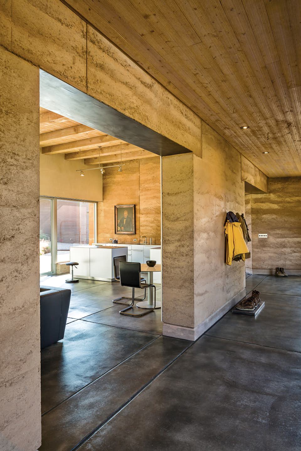 Photo 2 of 12 in 11 Glorious Rammed Earth Homes That Celebrate the ...