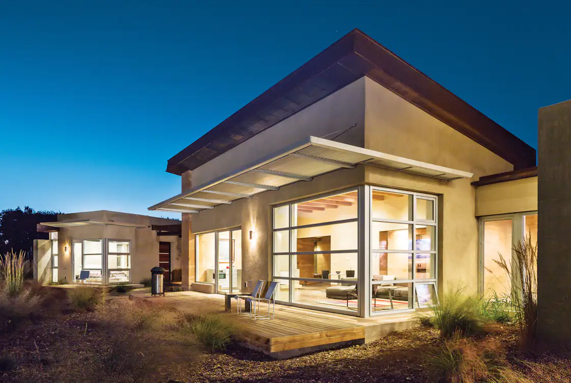 A Sustainable Rammed Earth Home in New Mexico - Dwell