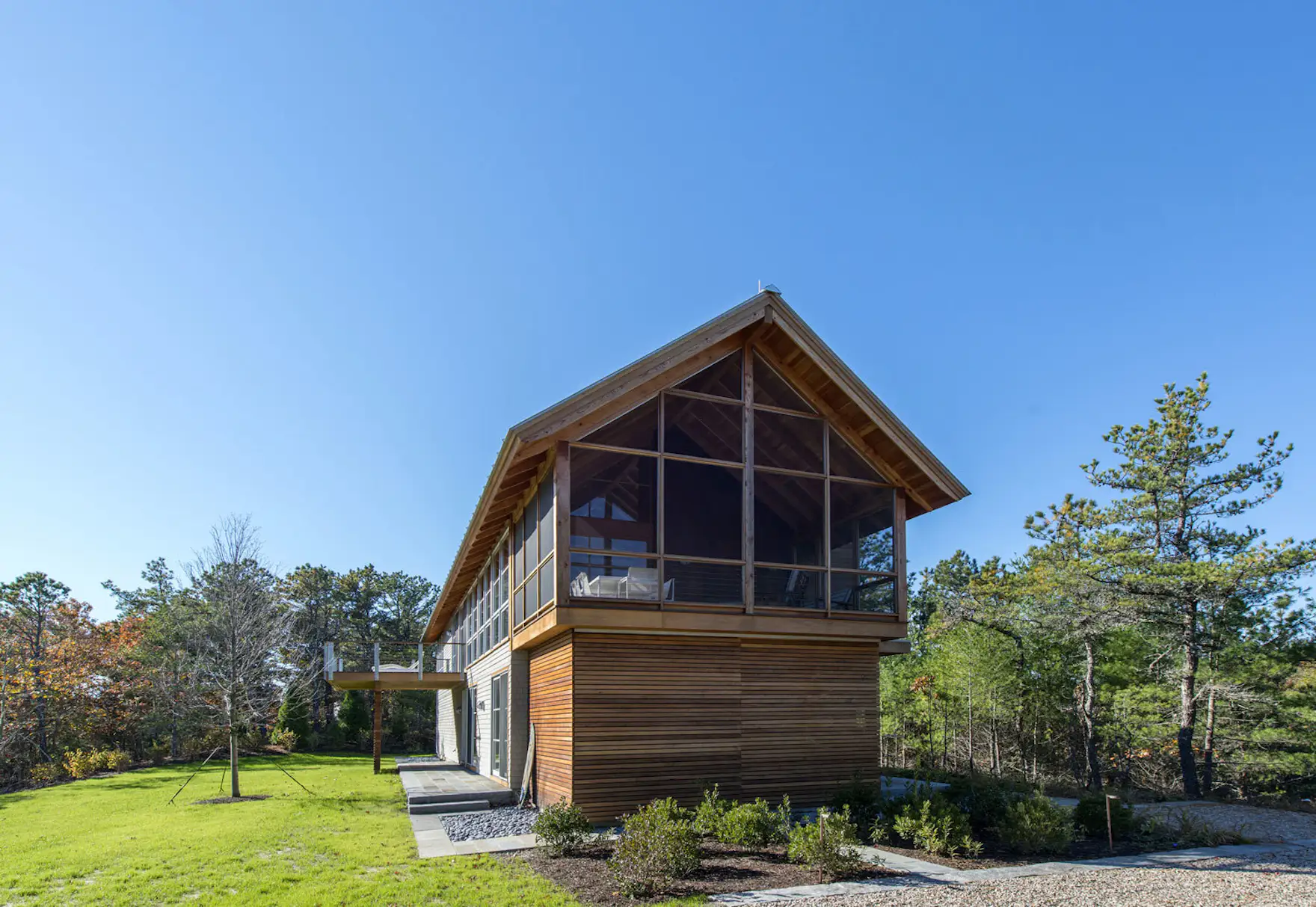 A Modern Take on the Gabled Cabin in Cape Cod (8 Photos) - Dwell