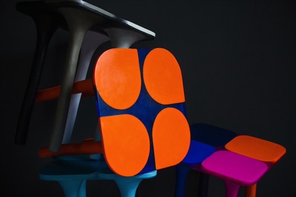 Photo 3 of 5 in Multicolor Side Tables by Dinosaur Designs - Dwell