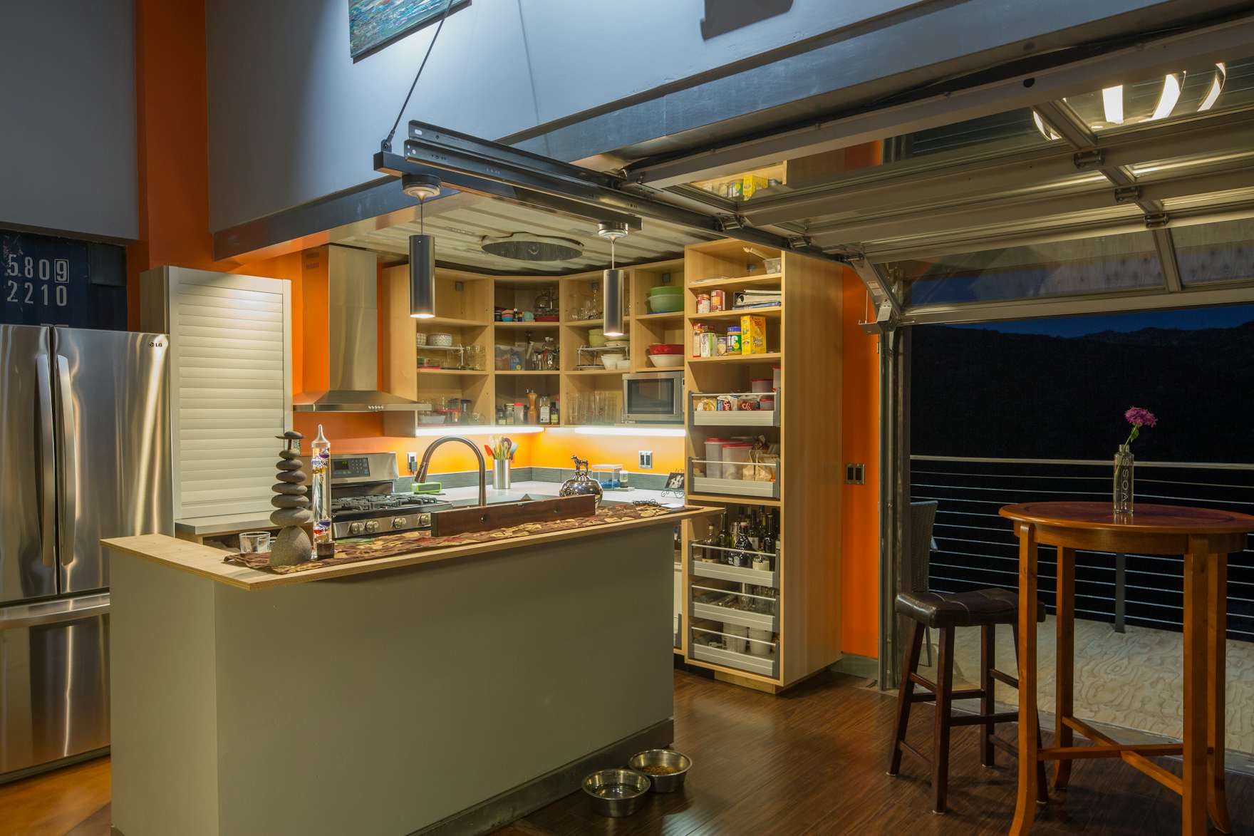 Photo 4 of 6 in A Rustic Shipping Container Home Built on a Budget by ...