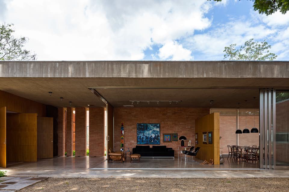 Photo 1 of 4 in House of the Week: Indoor-Outdoor Brazilian Modern Home ...