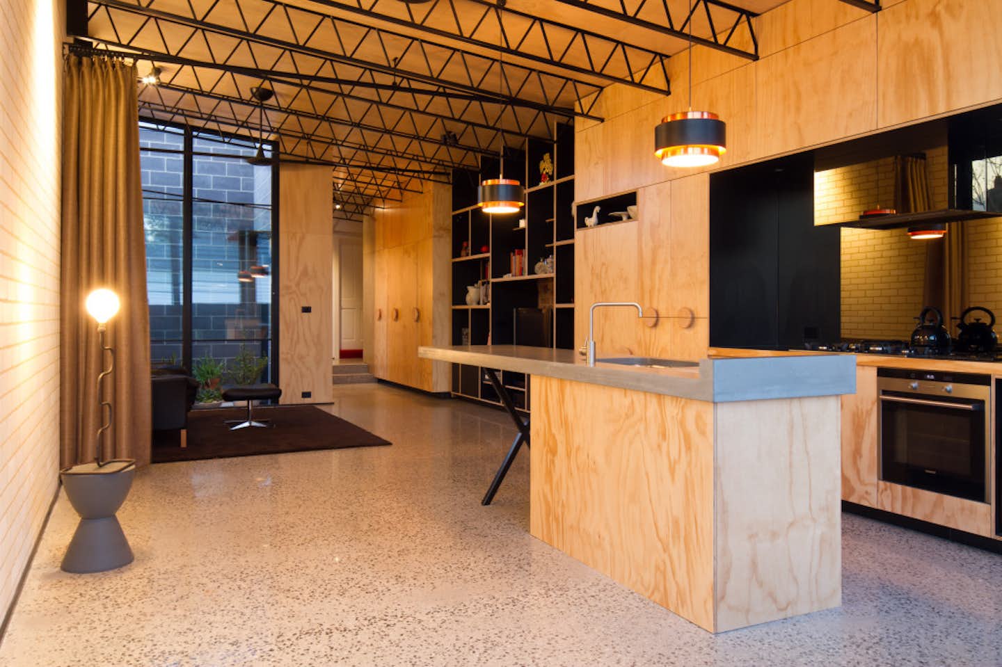 Photo 3 of 41 in 41 Comforting Interiors That Are Pretty in Plywood ...