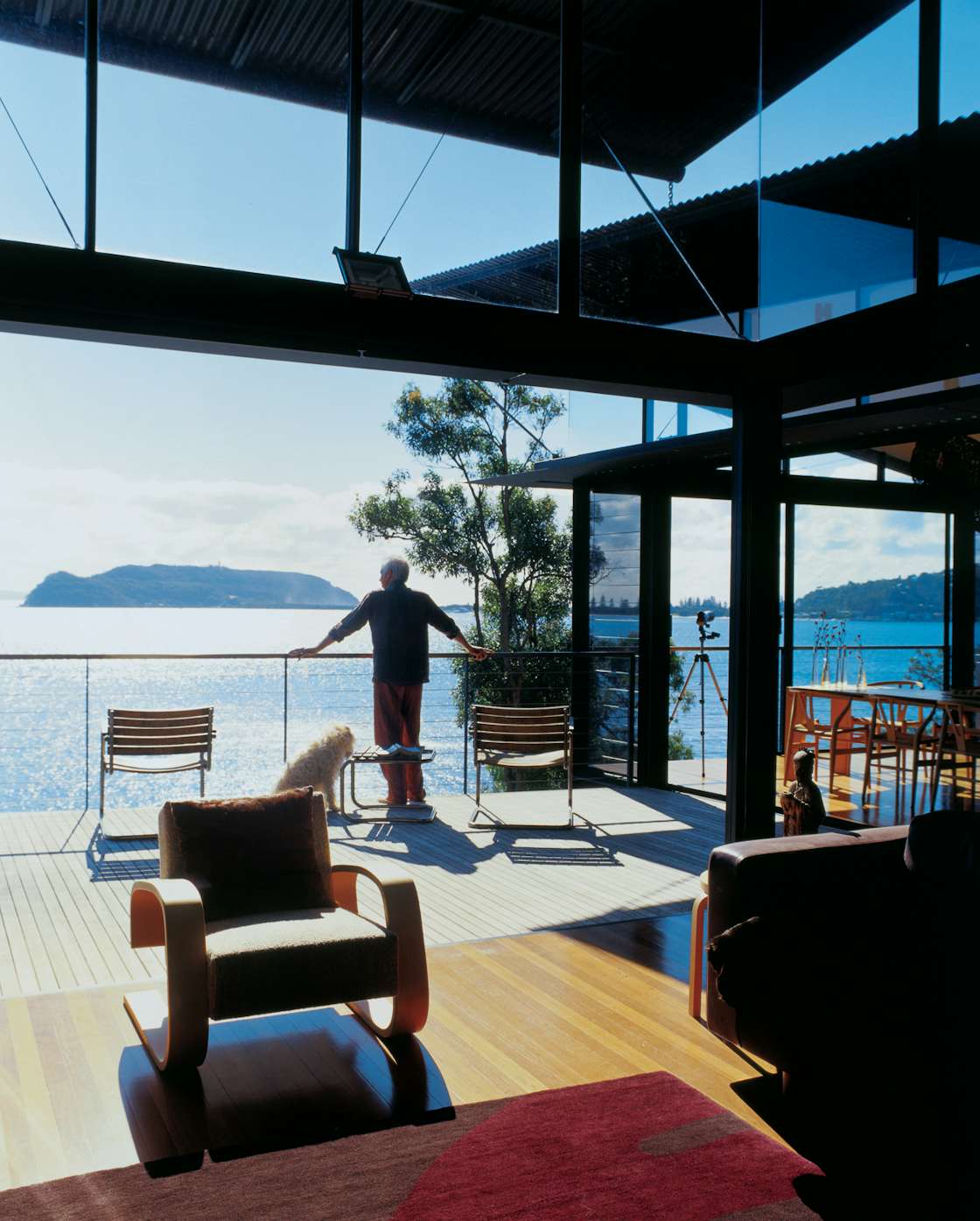 Photo 3 of 11 in Three Glass-and-Copper Pavilions Conquer the Cliffs ...