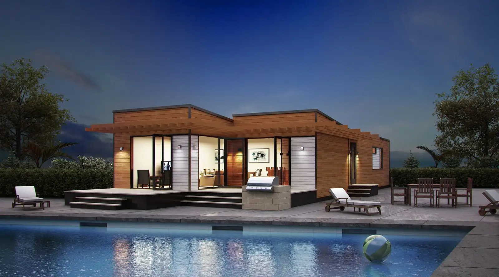 Photo 6 of 10 in 10 Sunny Poolside Prefabs - Dwell