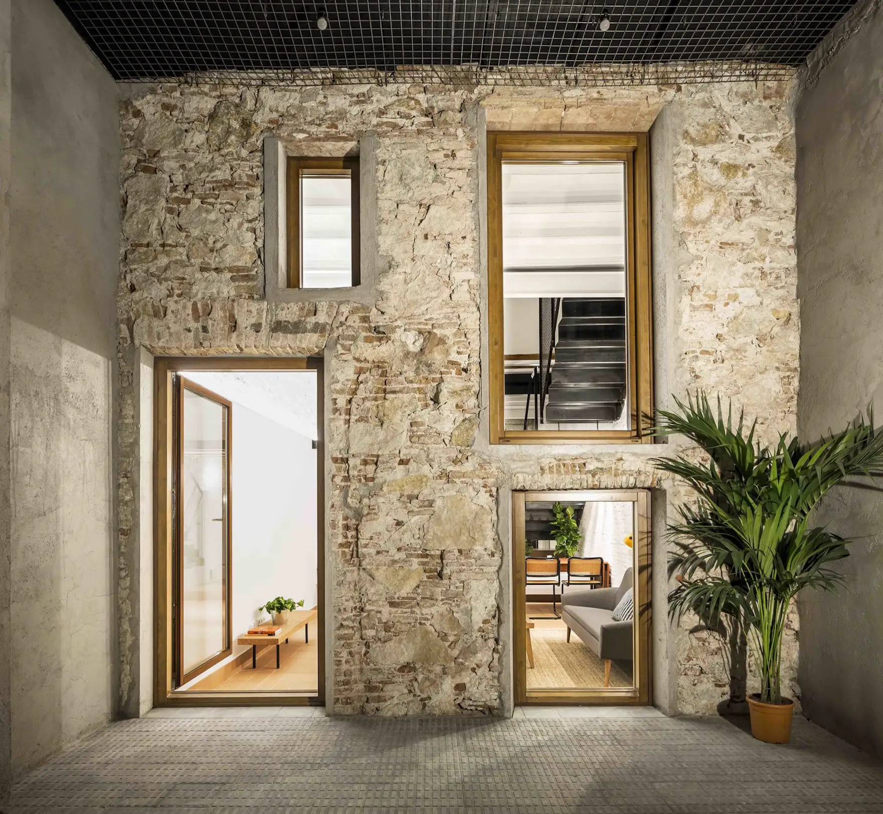 This Double-Height Apartment in Barcelona Features Historic Details and ...