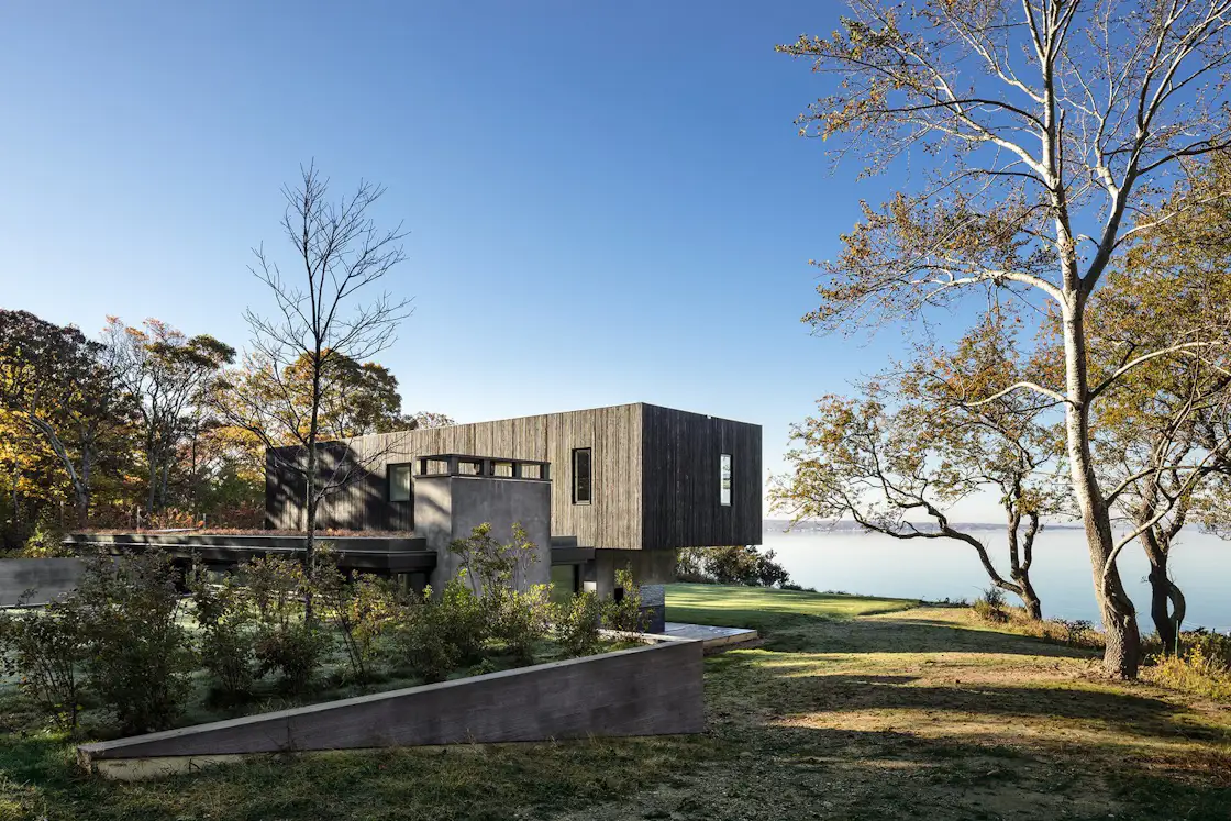 Photo 1 of 13 in An Incredible Cedar-Clad House Captures Views of the ...