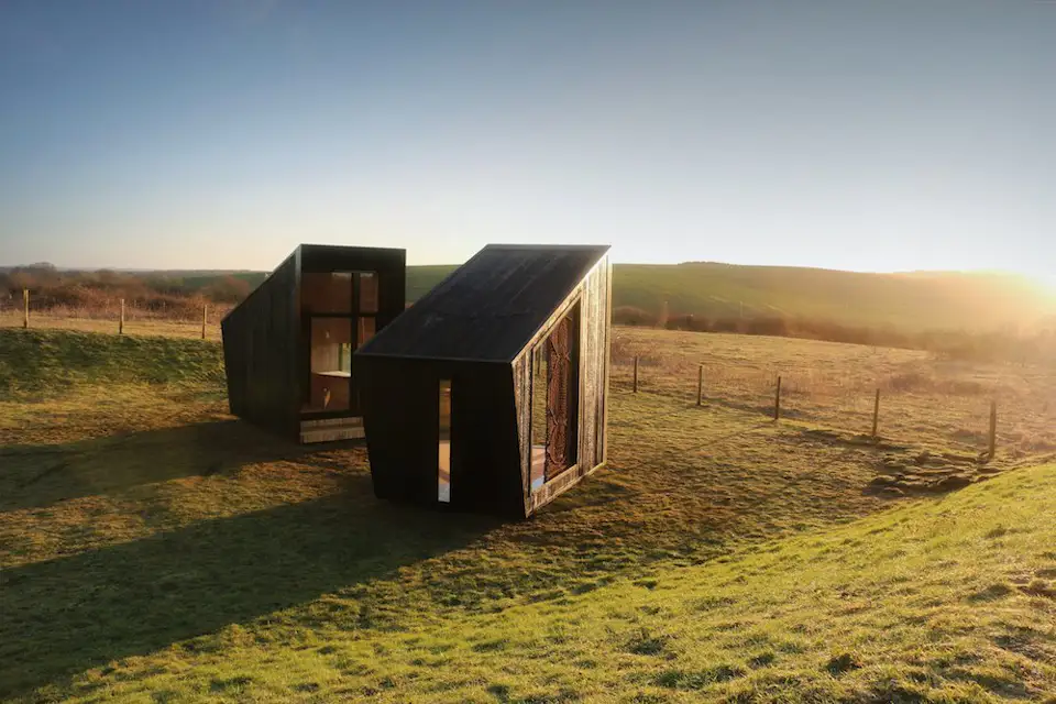 80-Square-Foot Cabins in the Countryside Form an Idyllic Art Studio (9 ...