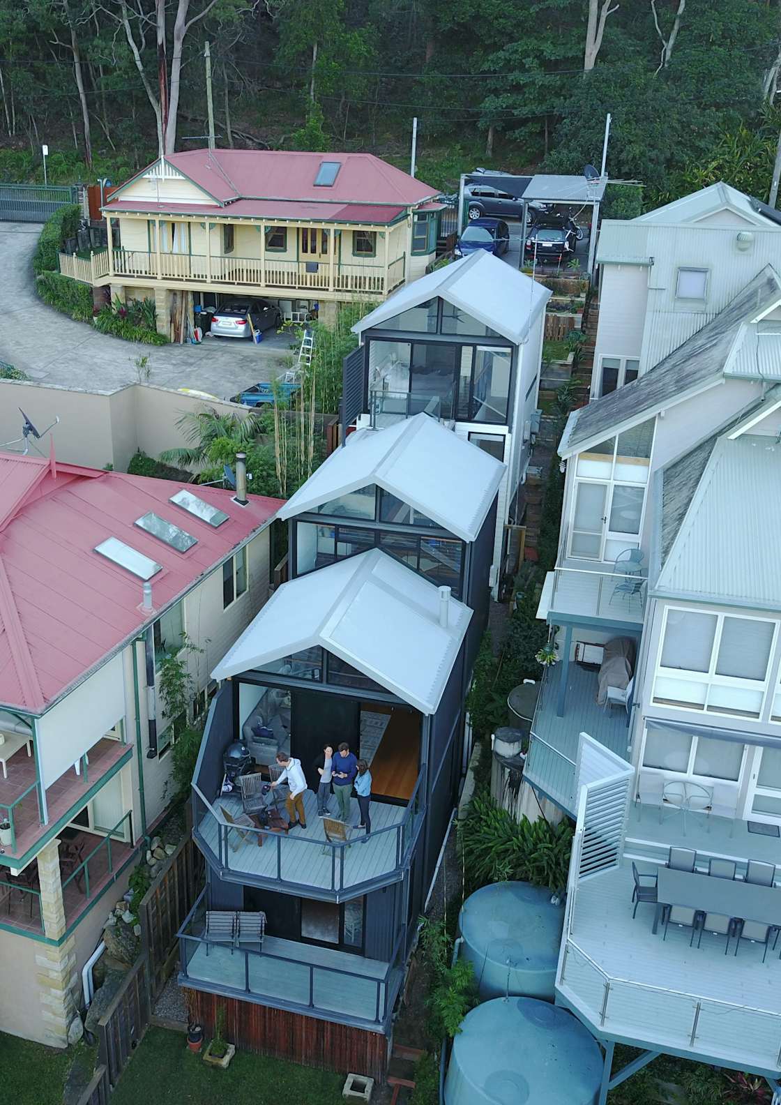 Photo 1 of 4 in Only a Drone Could Capture How This House Fits on a Lot ...