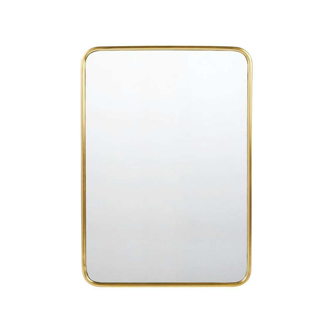 Rejuvenation Rounded Rectangle Metal Framed Mirror by Rejuvenation - Dwell