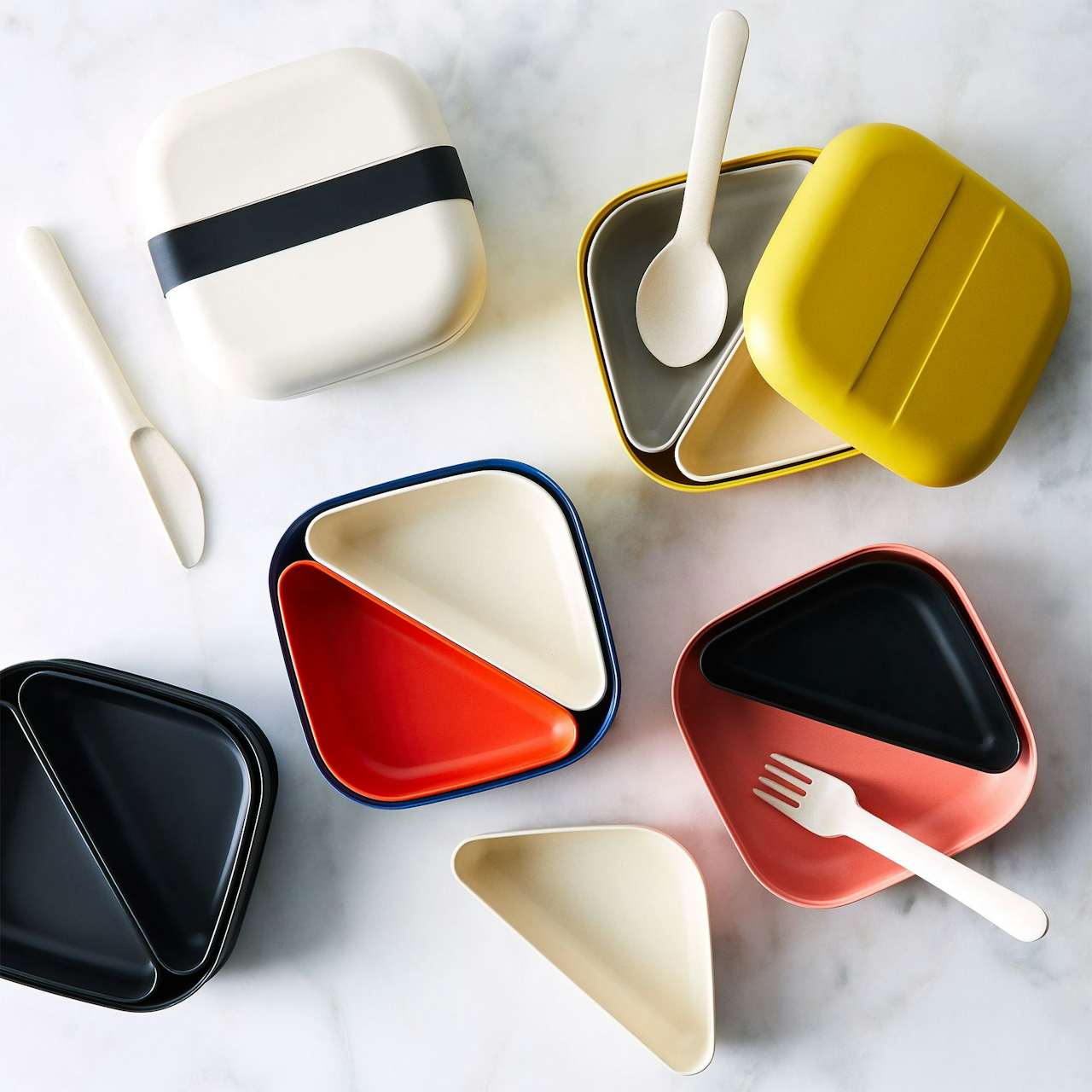 Ekobo Bento Lunch Box & Cutlery Set - Dwell