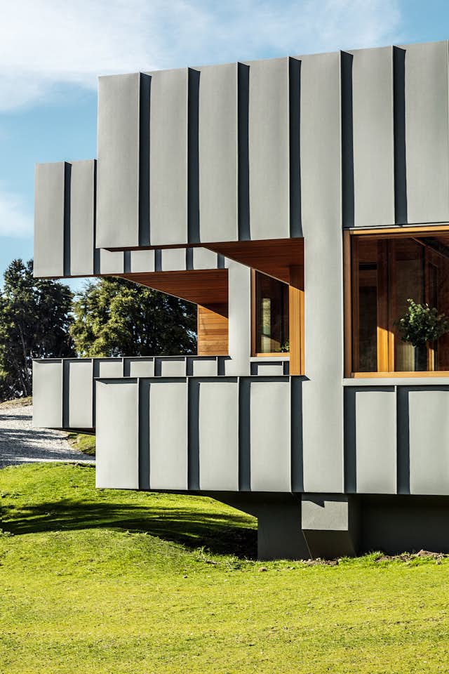 Photo 7 of 23 in A Rammed Earth Home Rises on a Breathtaking Site in ...