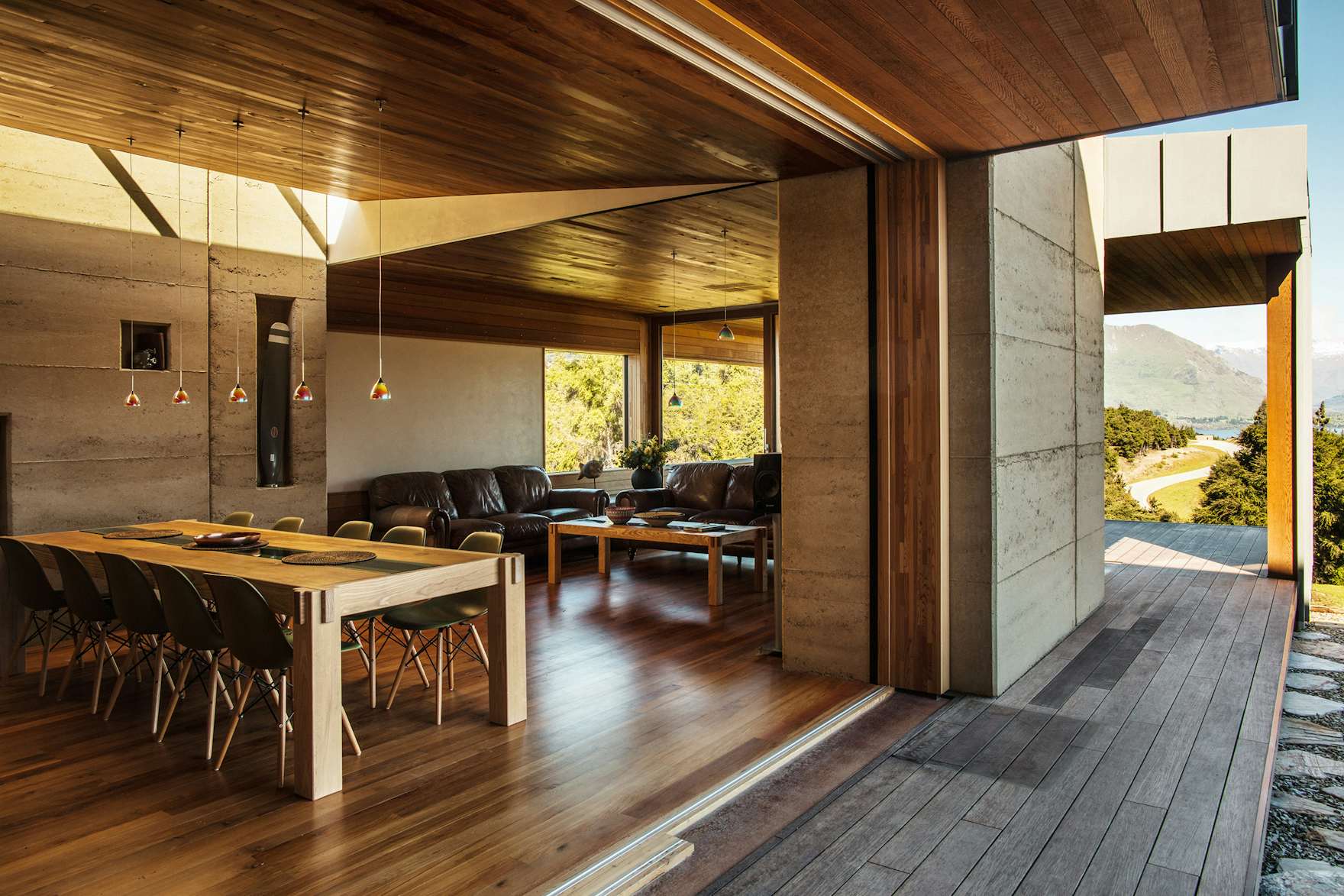 Photo 5 of 23 in A Rammed Earth Home Rises on a Breathtaking Site in ...