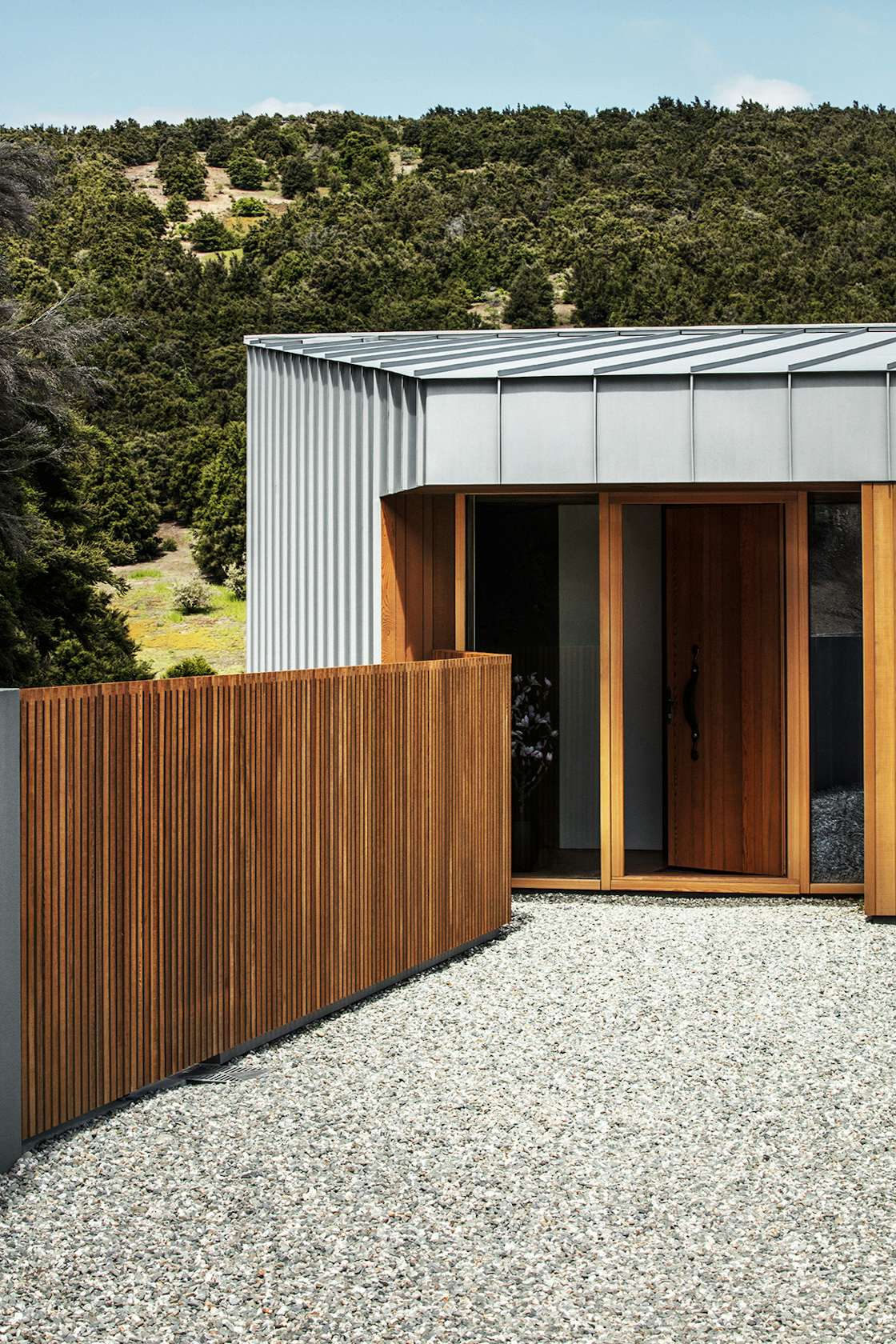 Photo 20 of 23 in A Rammed Earth Home Rises on a Breathtaking Site in ...