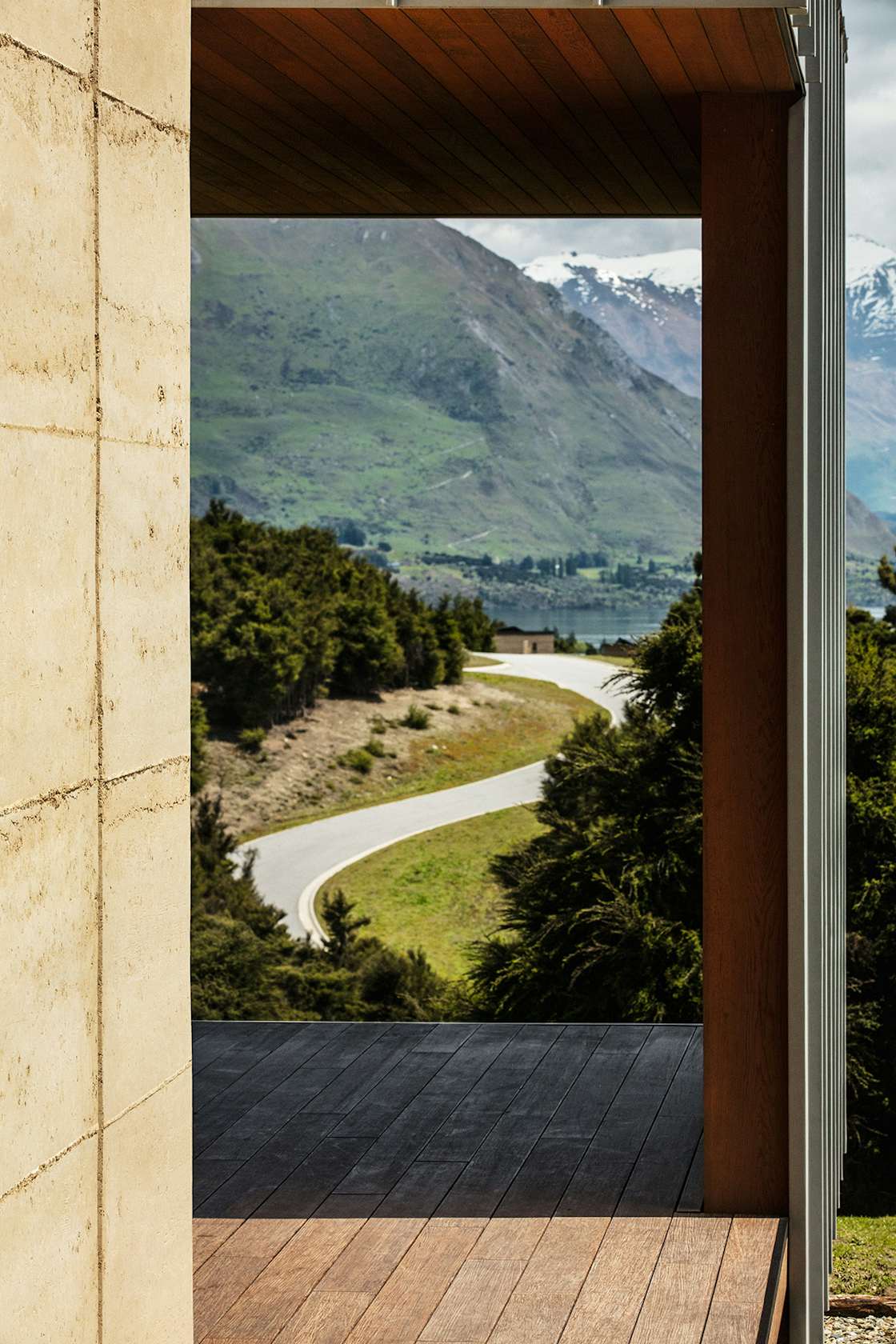 Photo 14 of 23 in A Rammed Earth Home Rises on a Breathtaking Site in ...