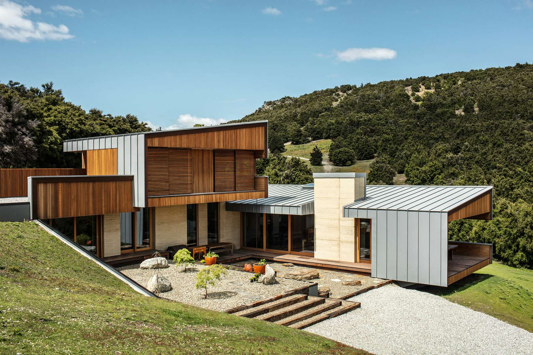 Photo 1 of 12 in 11 Glorious Rammed-Earth Homes That Celebrate the ...