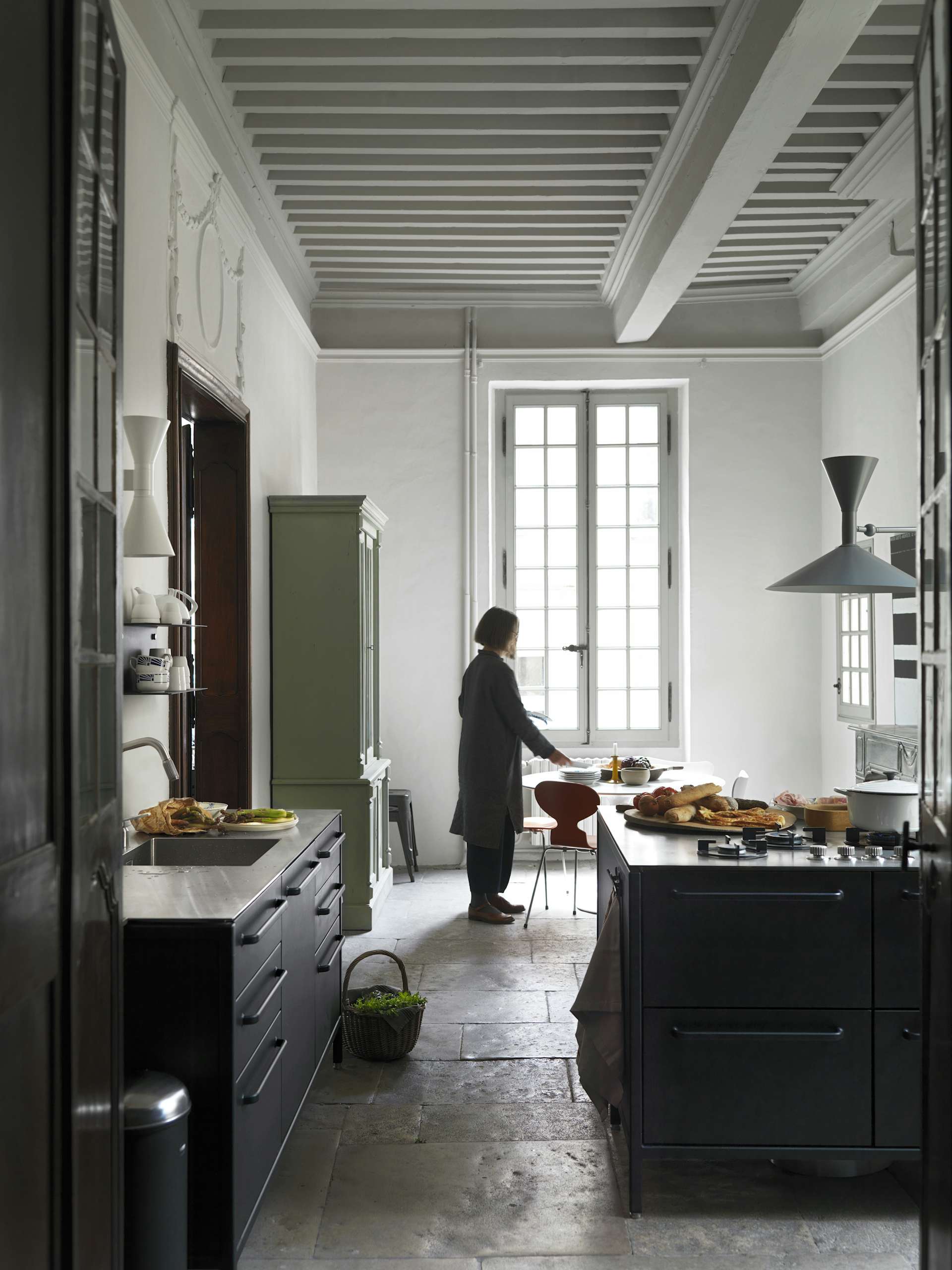 Photo 1 of 15 in Heavy Metal: 15 Kitchens That Rock Metal Cabinets from ...