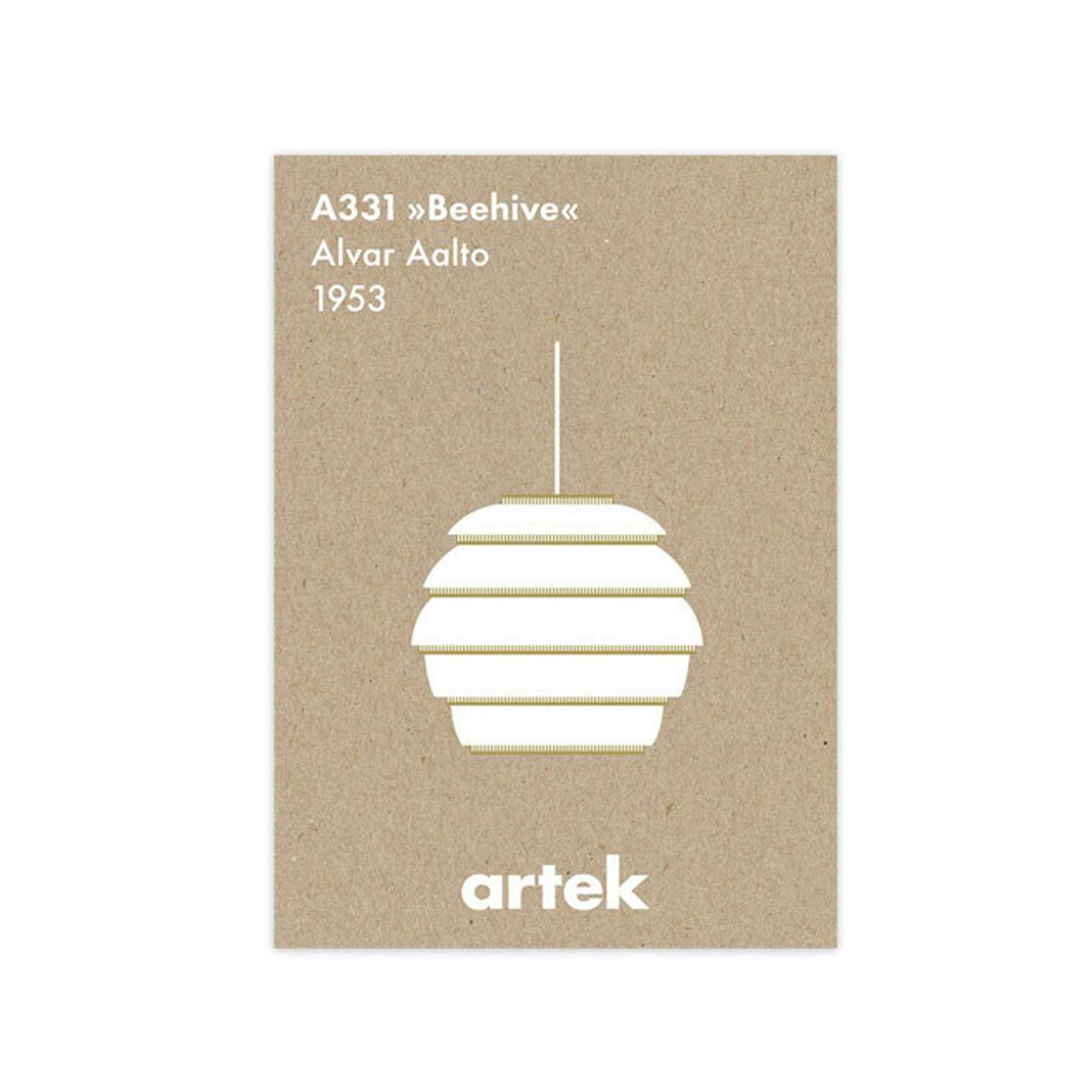 Artek Beehive Poster by Finnish Design Shop - Dwell