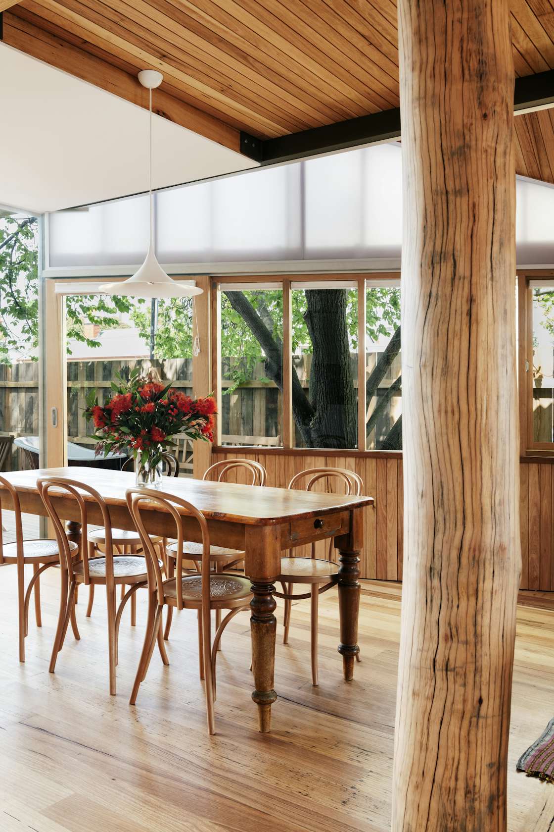 Photo 14 of 18 in This Light-Filled Bungalow Exudes Playful Tree House ...