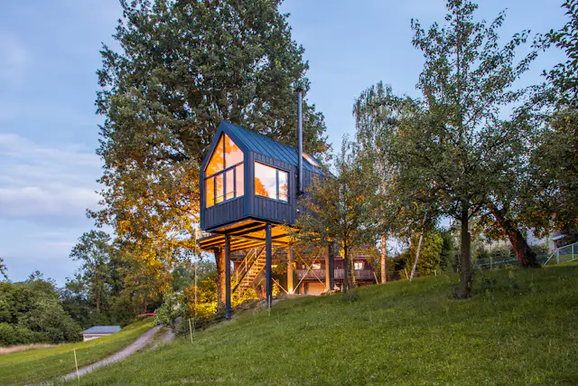 Photo 1 of 8 in This Prefab Tree House Took Just 8 Days to Assemble - Dwell