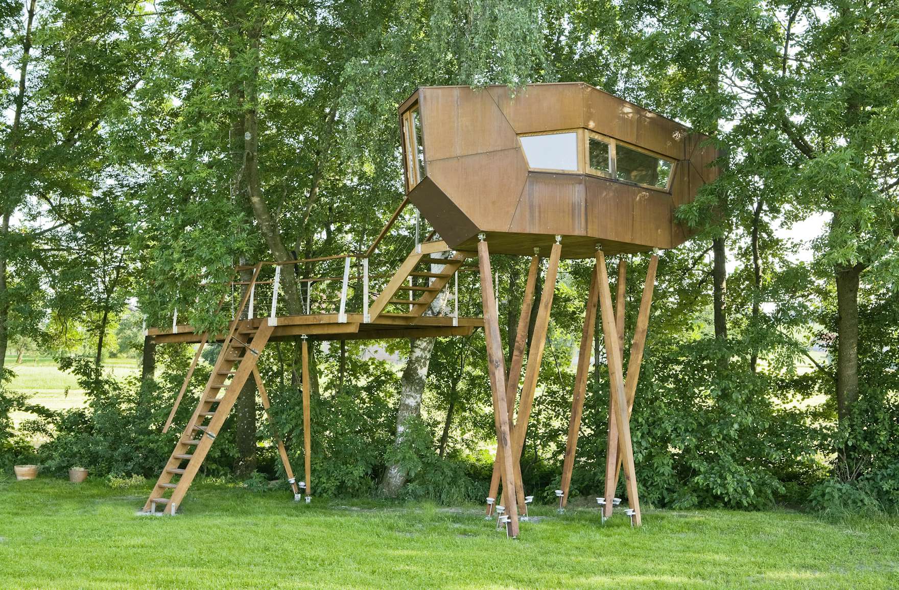 Prefab Tree Houses by Baumraum - Dwell