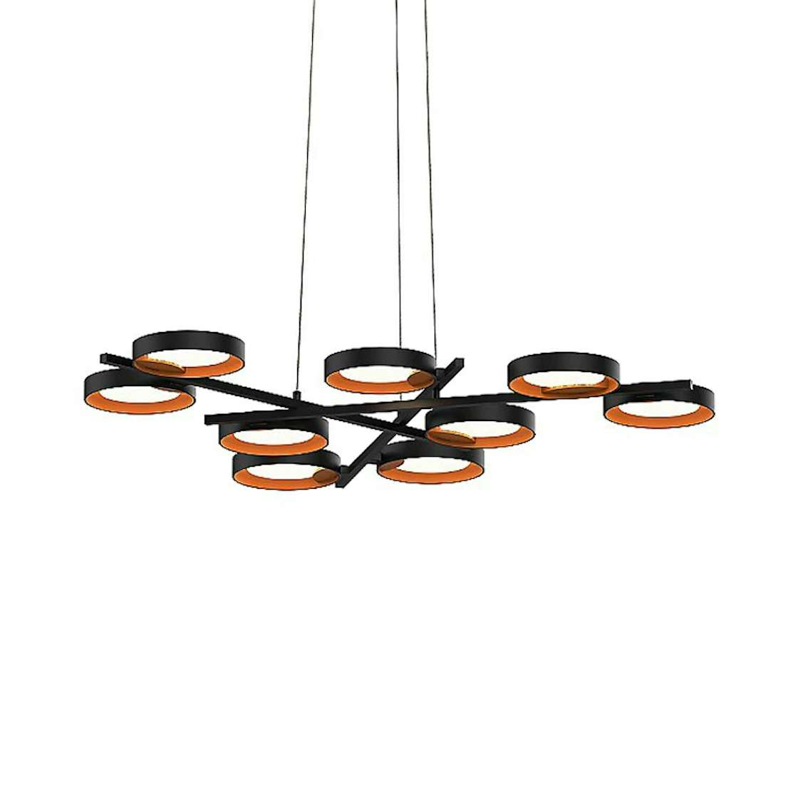 Sonneman Lighting Guide Ring 9-Light LED Chandelier by YLighting - Dwell