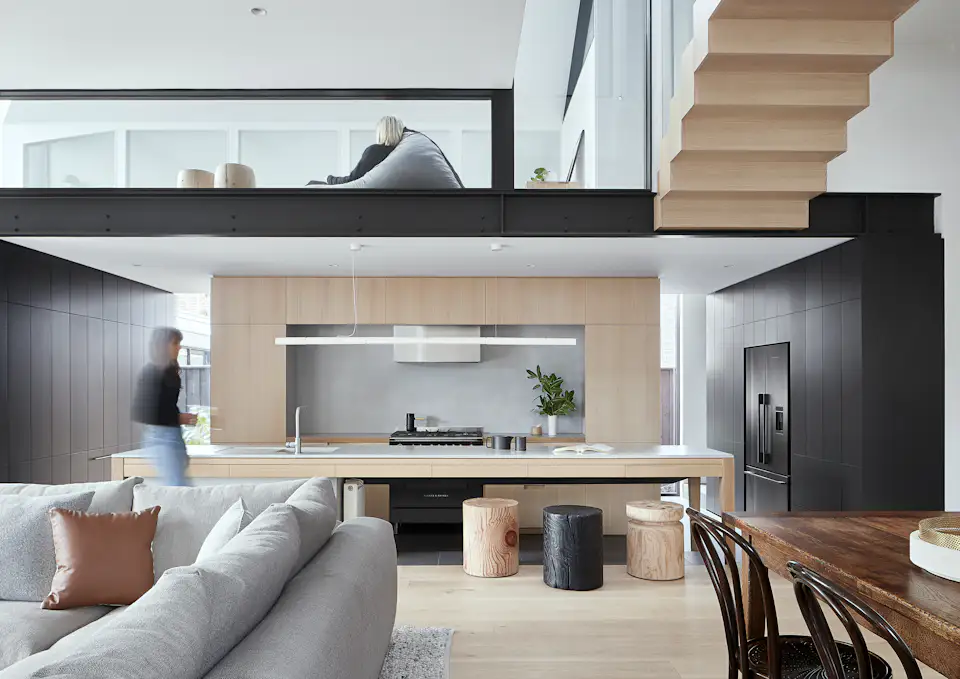 An Australian Kitchen Is Reimagined With Sleek Black Appliances - Dwell