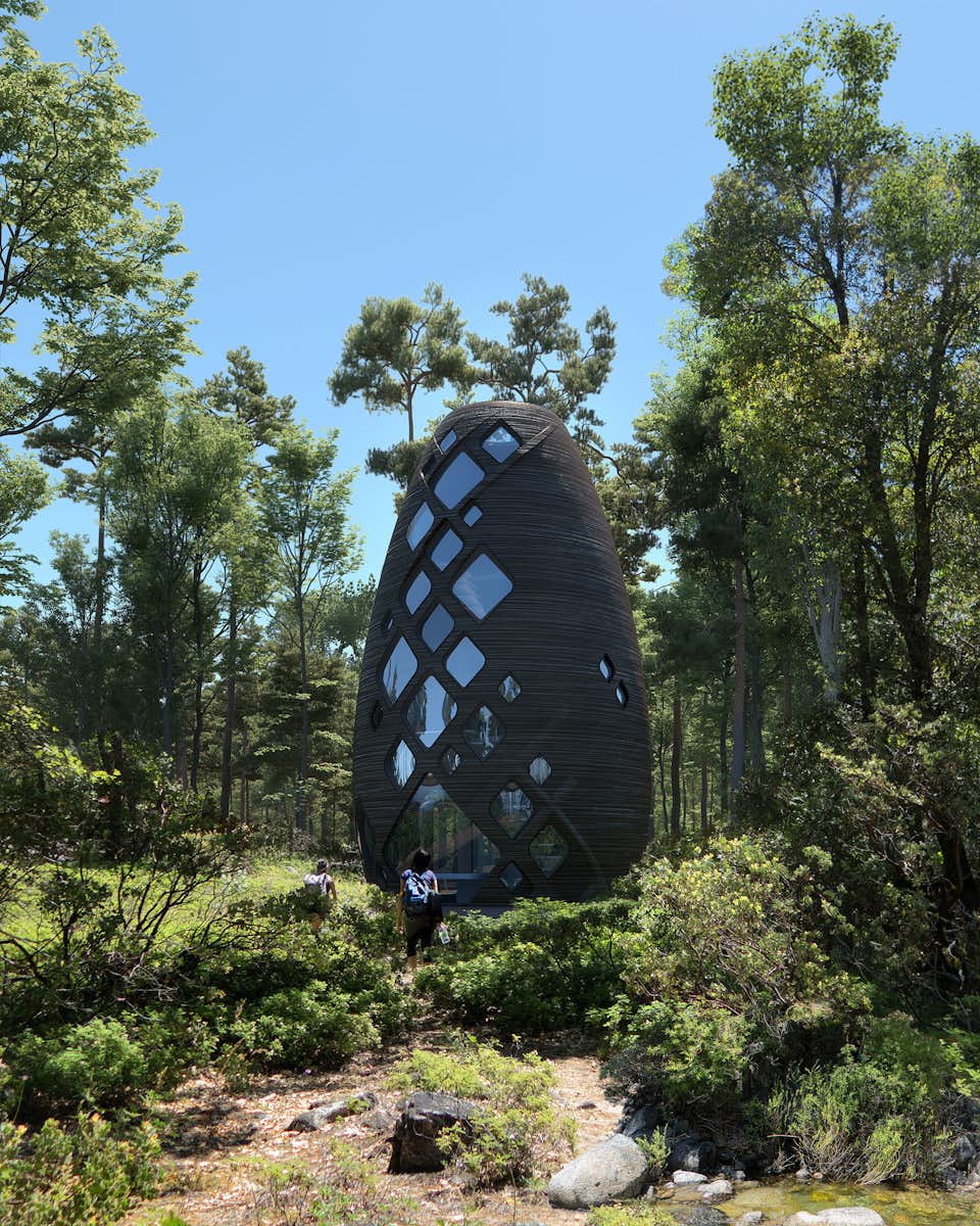 Photo 2 of 4 in A 3D-Printed Pod Home Designed For Mars Is Now Bookable ...