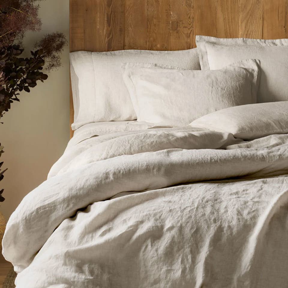 Coyuchi Organic Linen Chambray Duvet Cover by Coyuchi - Dwell