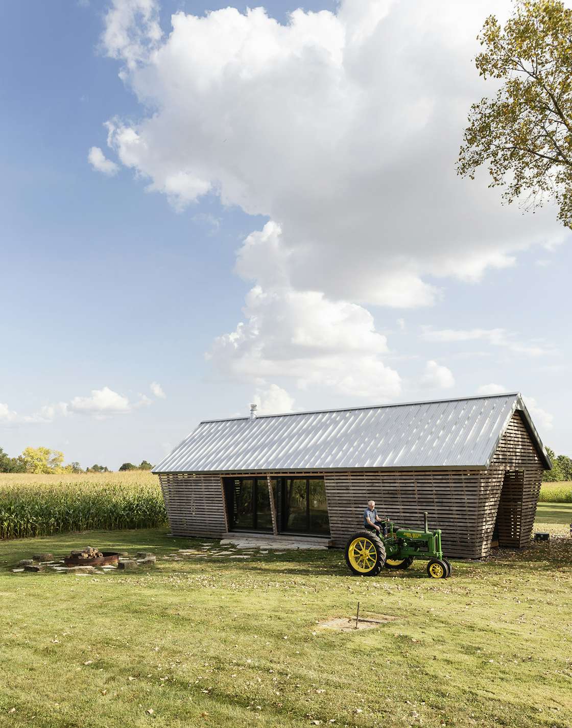 Photo 7 of 9 in This Corn Crib Guesthouse Honors Agrarian Architecture ...