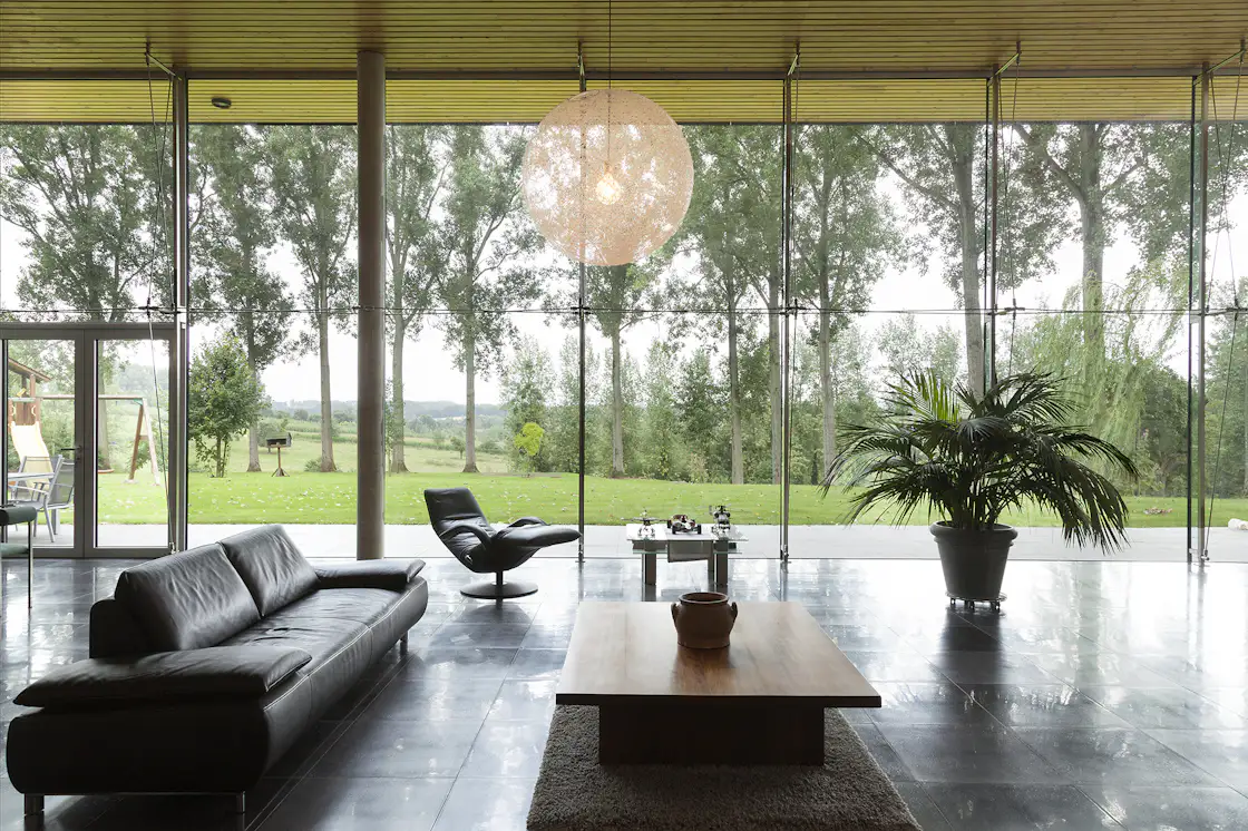 Photo 8 of 12 in An Architect’s Dramatic, Half-Buried Home in Belgium ...
