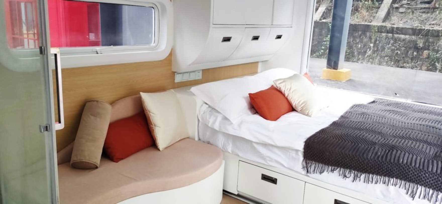 Photo 2 of 3 in The Cube One Prefab Is a Space-Age Dream—and It Starts ...