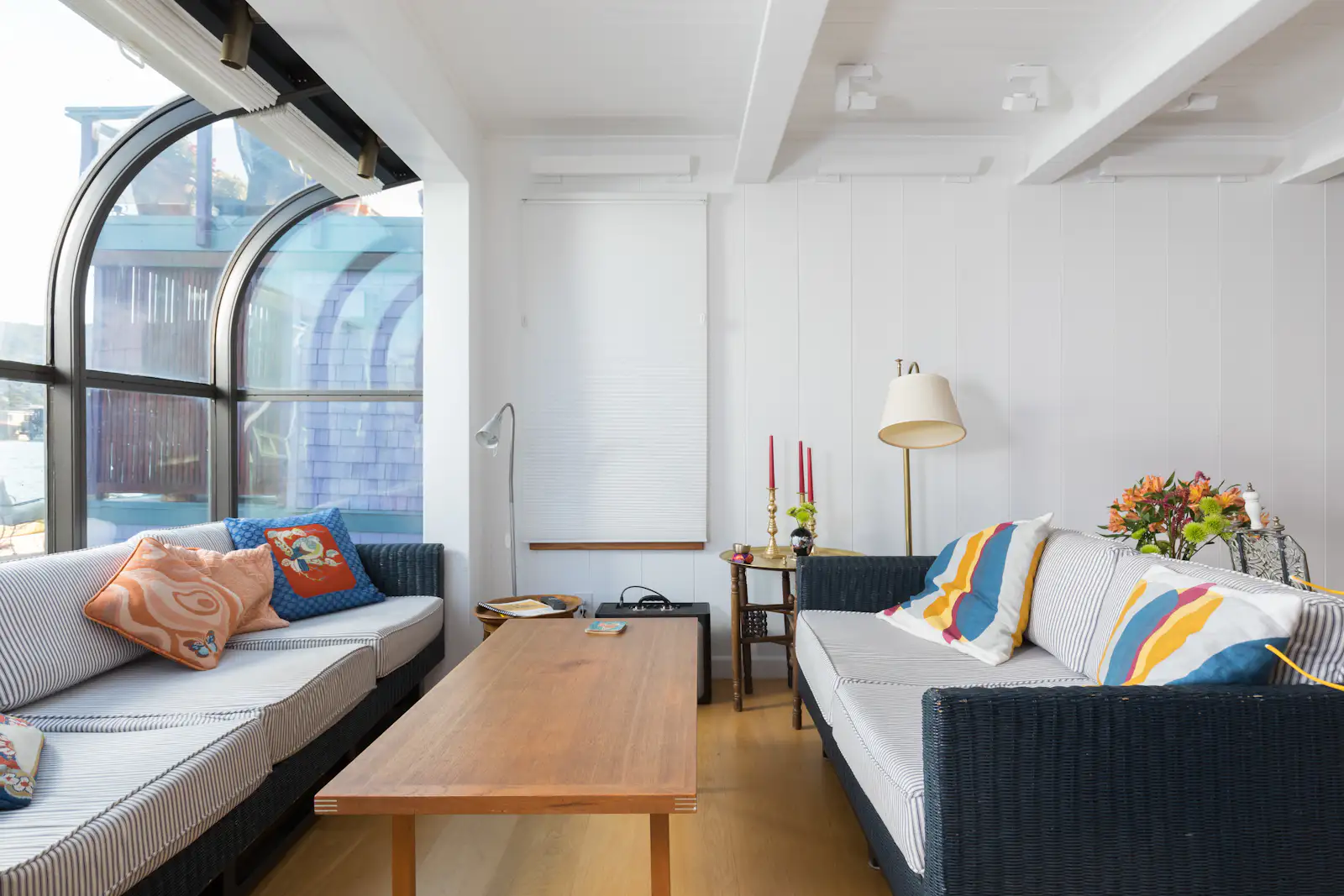 Photo 6 of 12 in This Vibrant Two-Story Houseboat Is Up for Grabs in ...