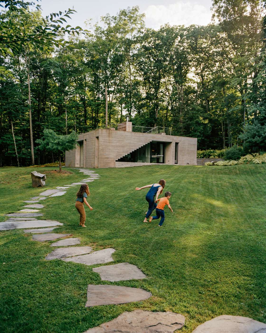 Photo 2 of 20 in A Concrete Guesthouse in Upstate New York Is Decidedly ...