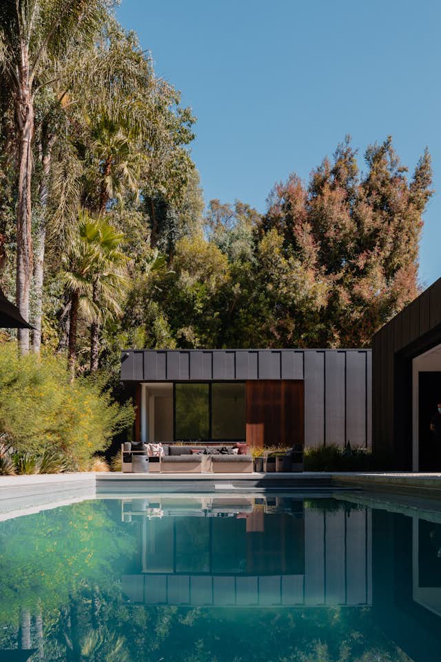 Photo 4 of 15 in An Architect’s Matte Black Los Angeles Home Opens Wide ...