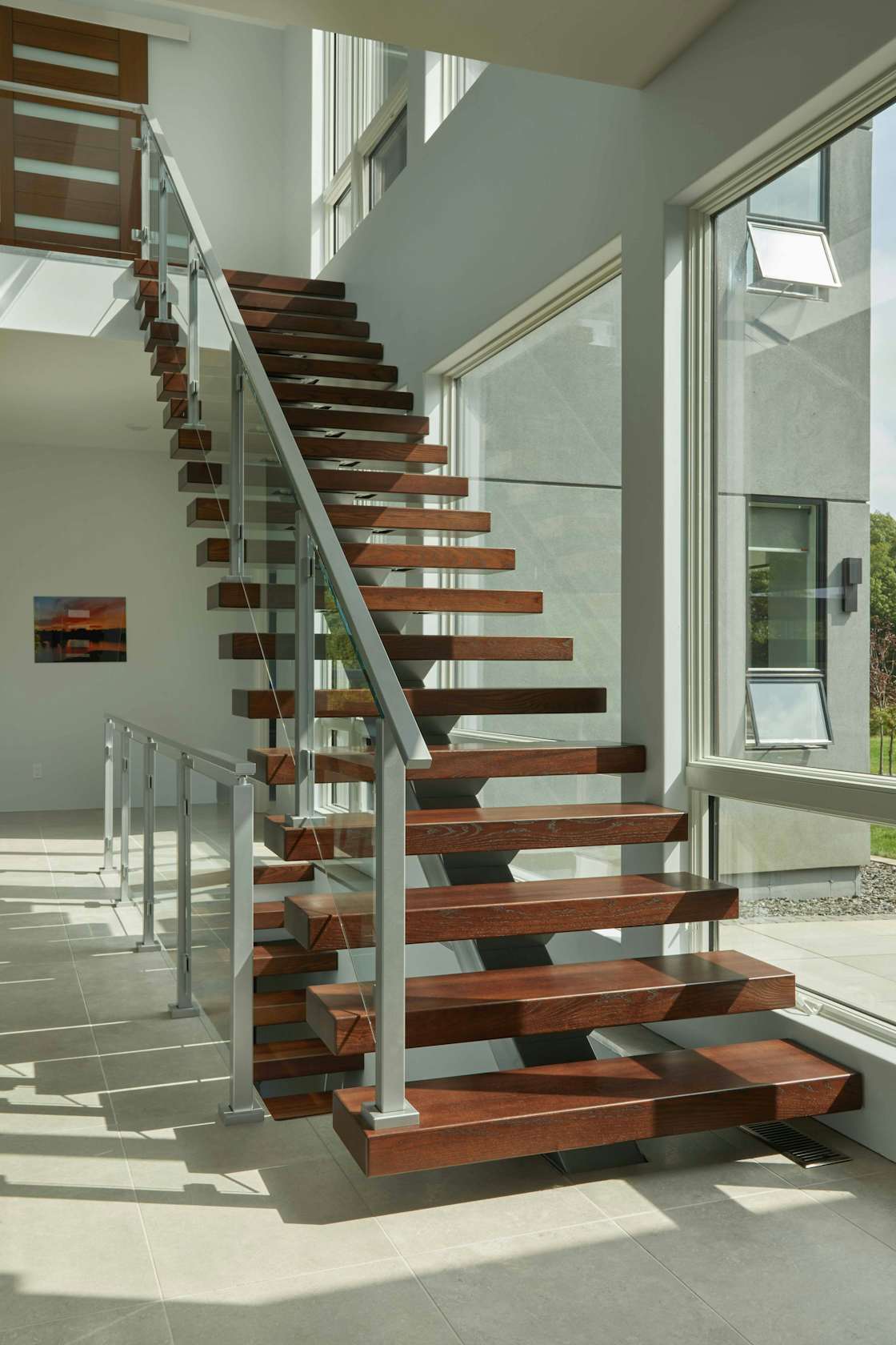 Photo 2 of 5 in Hear How These Homeowners Added Sleek Floating Stairs ...