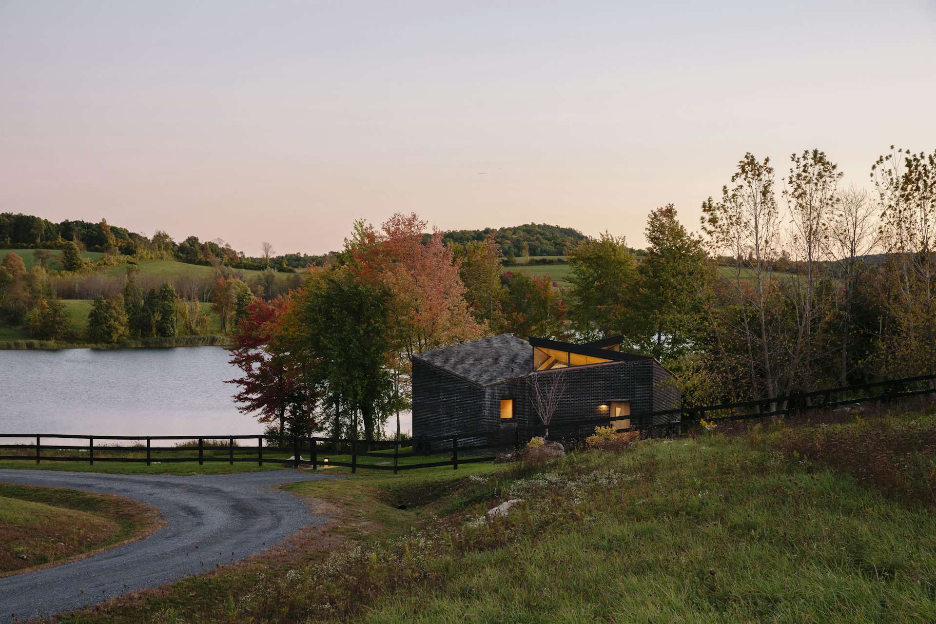 Photo 1 of 13 in A Pinwheel-Shaped Cottage in Upstate New York Packs a ...