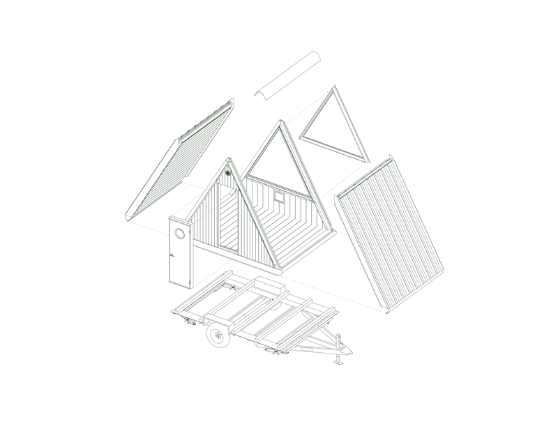 This Tiny A-Frame Cabin Is Available for Less Than $20K - Dwell