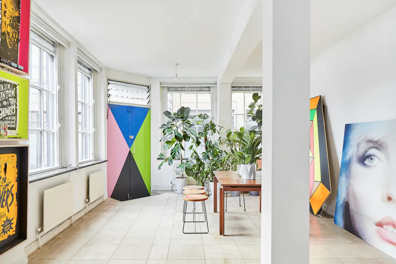 Photo 7 of 15 in The Wildly Colorful Home of Designer Morag Myerscough ...