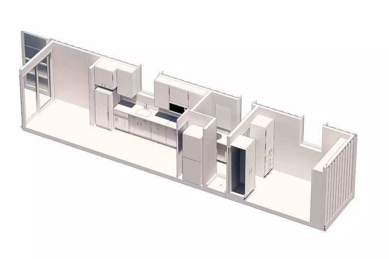 Photo 13 of 19 in 9 Shipping Container Home Floor Plans That Maximize ...