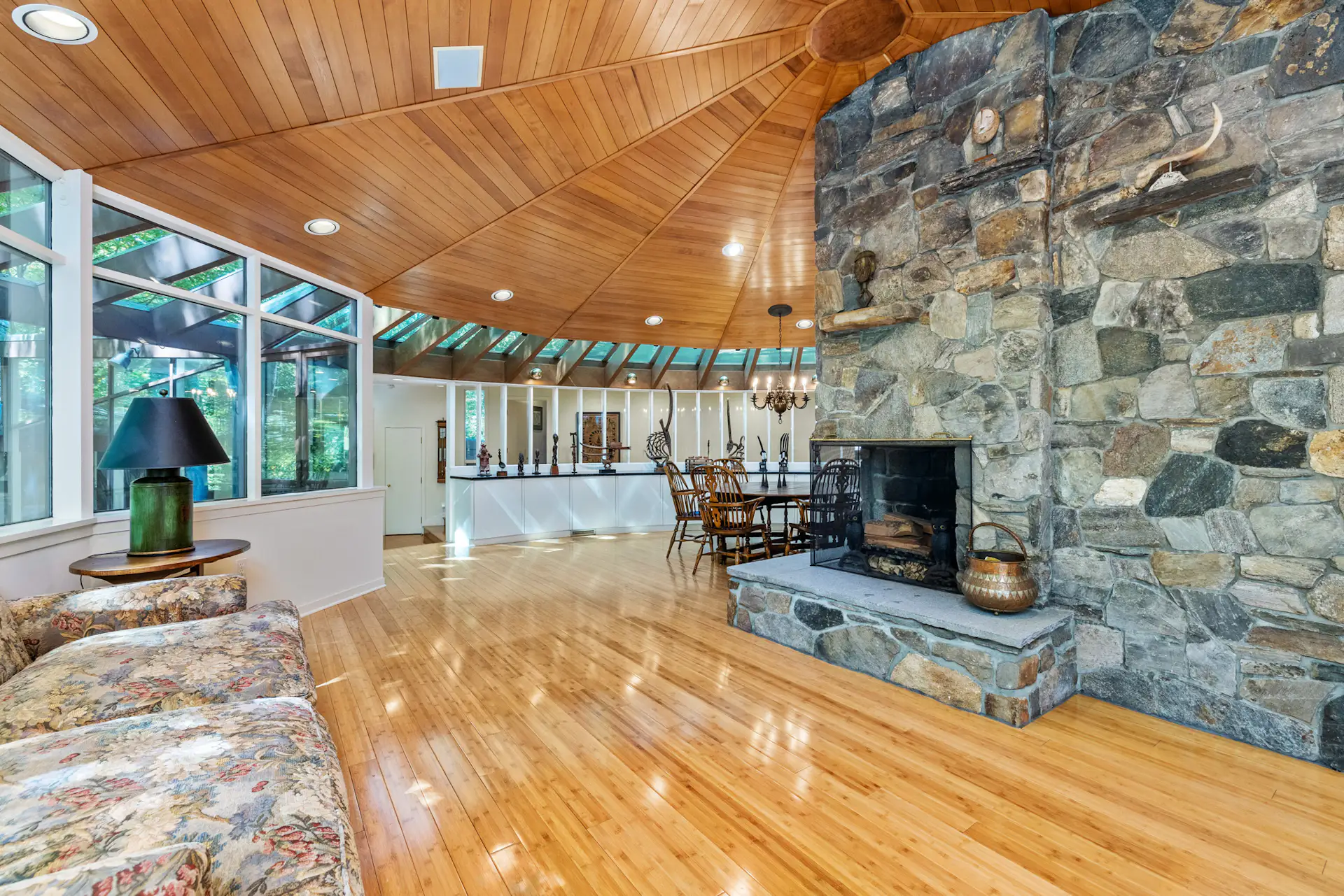 A Circular Home With Dizzying Charm Seeks $3.7M in Connecticut - Dwell